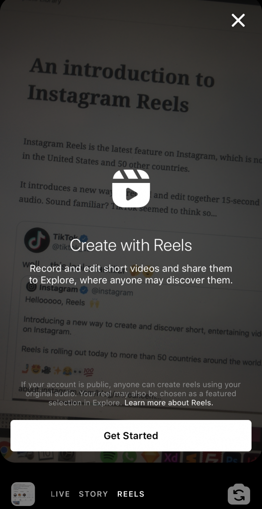 An introduction to Instagram Reels - bCreator™