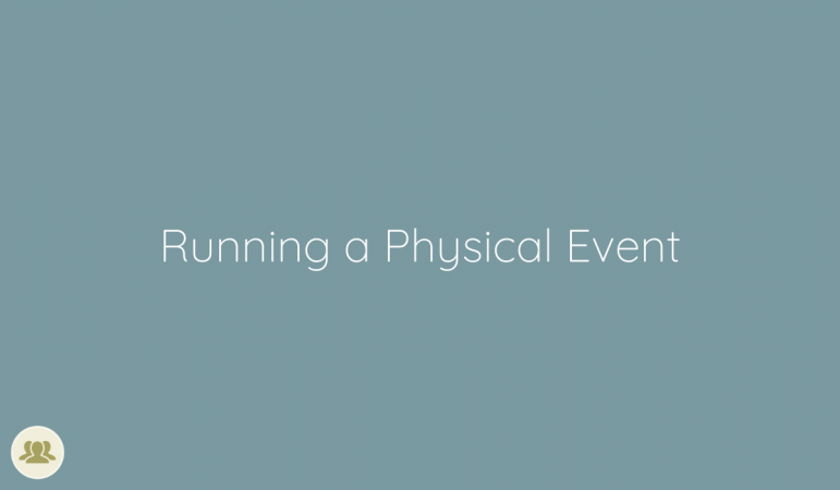 Running a Physical Event - bCreator™